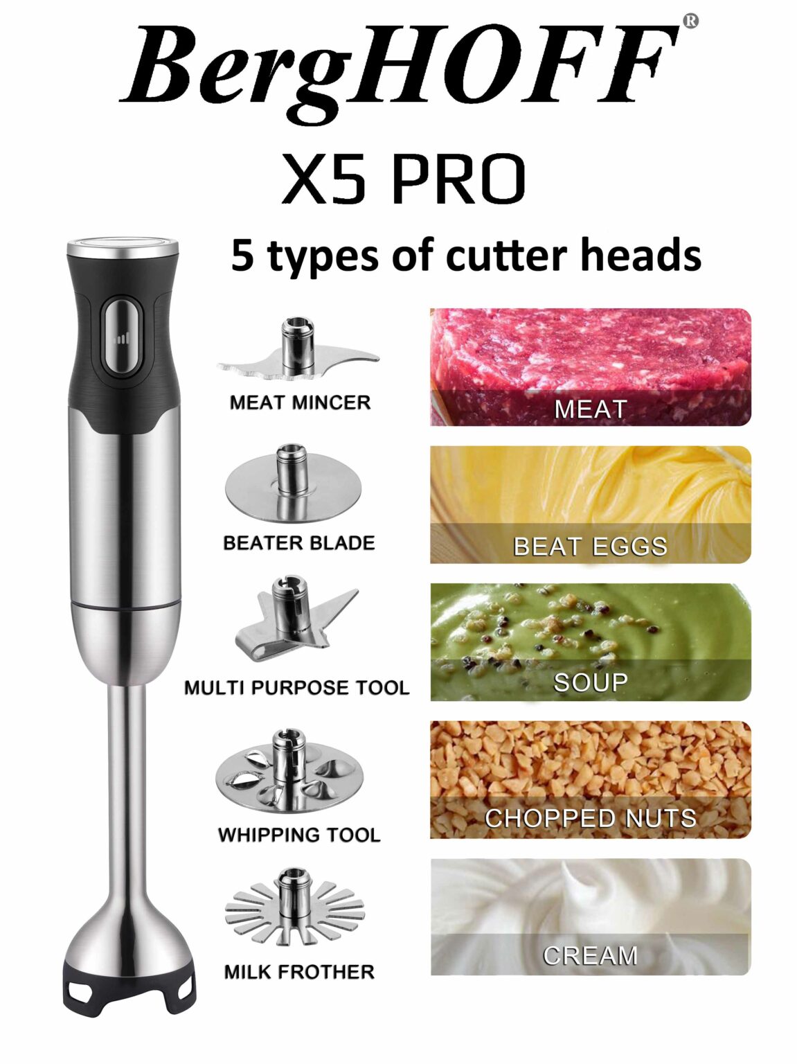 X5 Pro Food Processor - BergHOFF Cookware GB